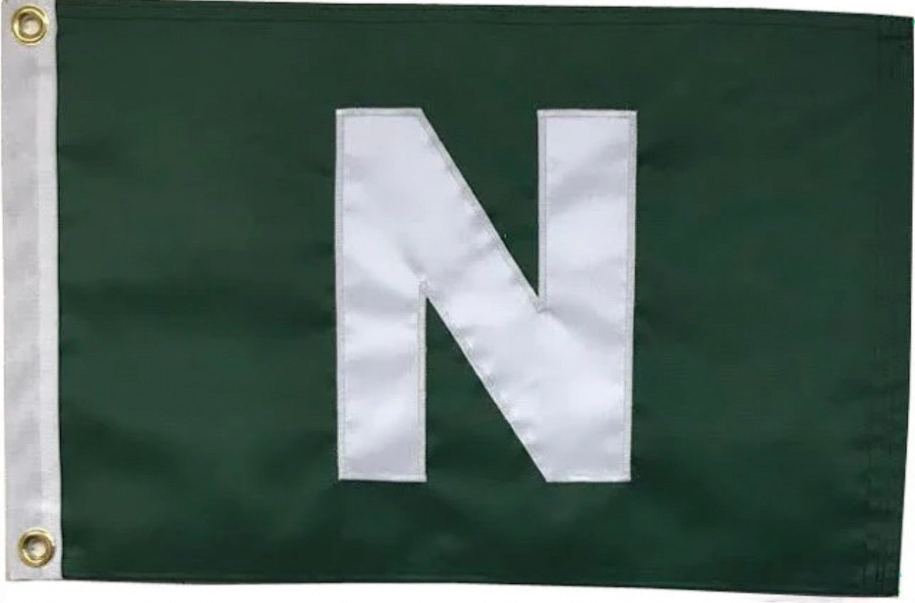 Custom Initial Letter Flag – Seattle FlagMakers