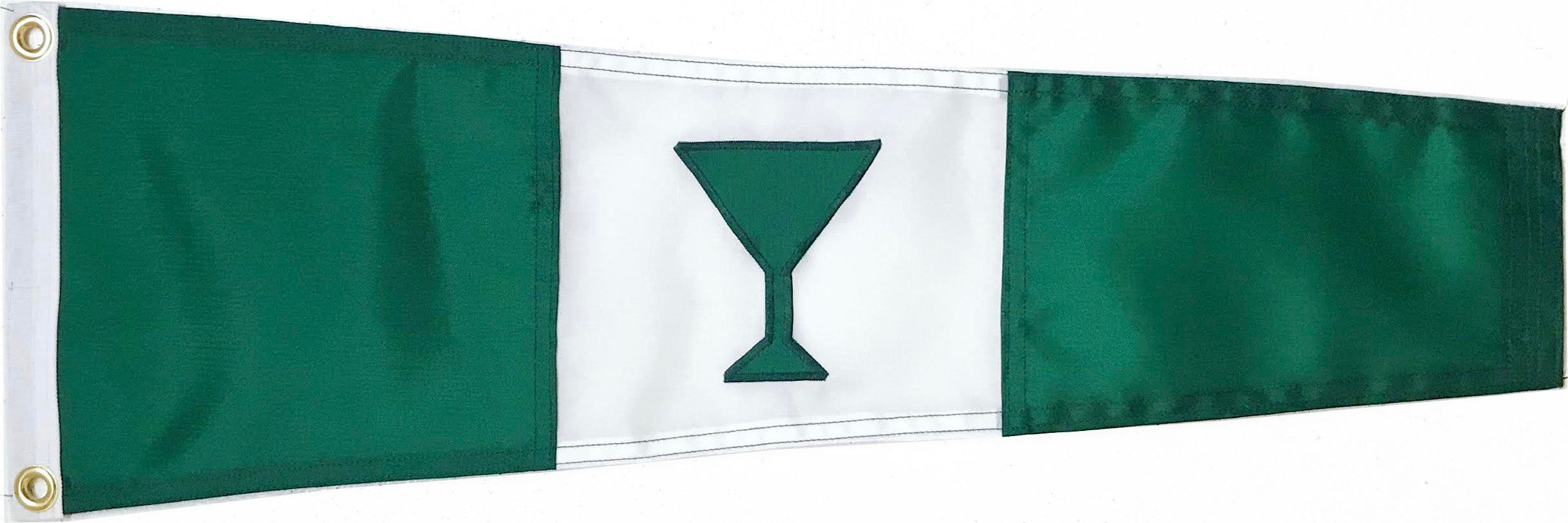 Gin Pennant Green White Green Irish Streamer – Seattle FlagMakers